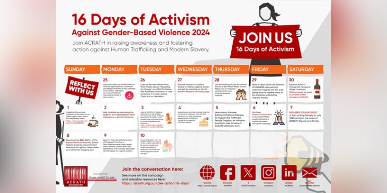 Save the dates to take action against modern slavery - CathNews