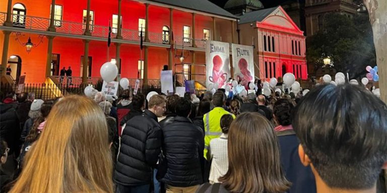 Protesters call for ban on sex-selective abortions in NSW - CathNews