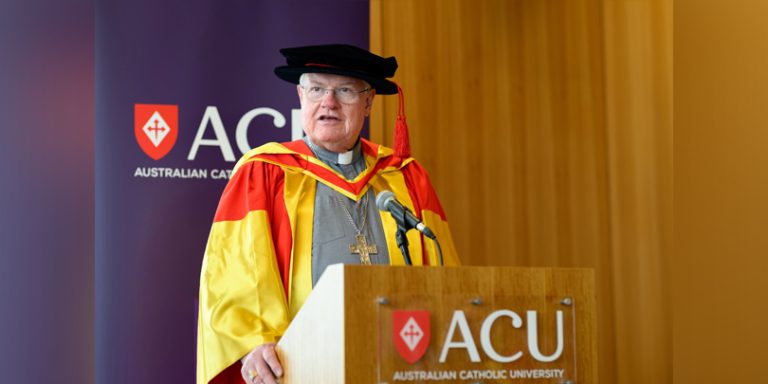 Departing Apostolic Nuncio receives ACU honorary degree - CathNews